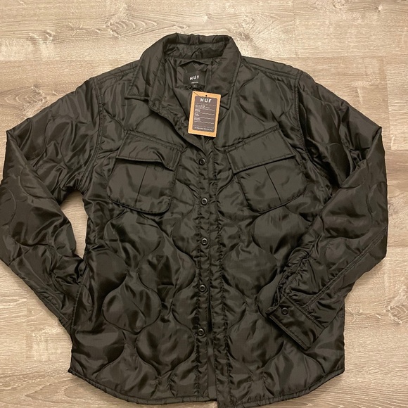 HUF | Jackets & Coats | Huf Quilted Bdu Shirt Jacket | Poshmark